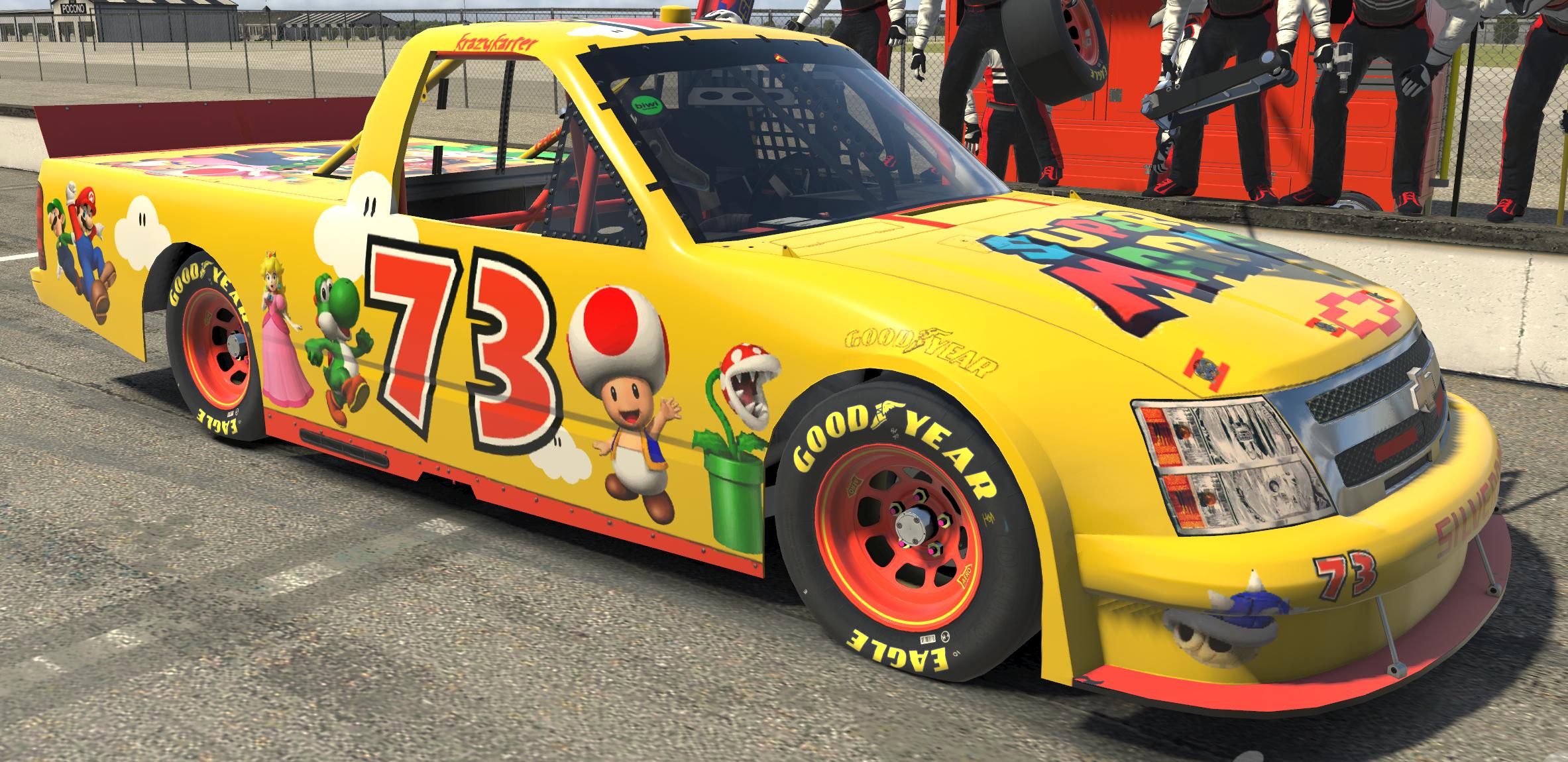 Super Mario Legacy Chevy Silverado by Zach Boam - Trading Paints