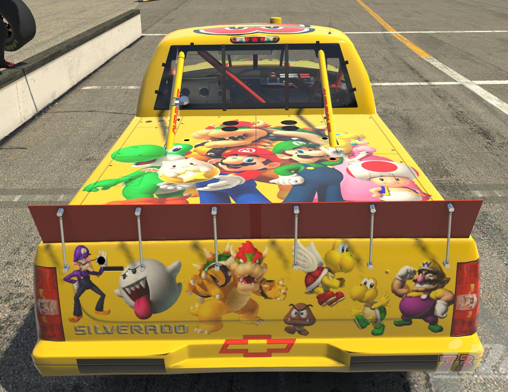 Super Mario Legacy Chevy Silverado by Zach Boam - Trading Paints