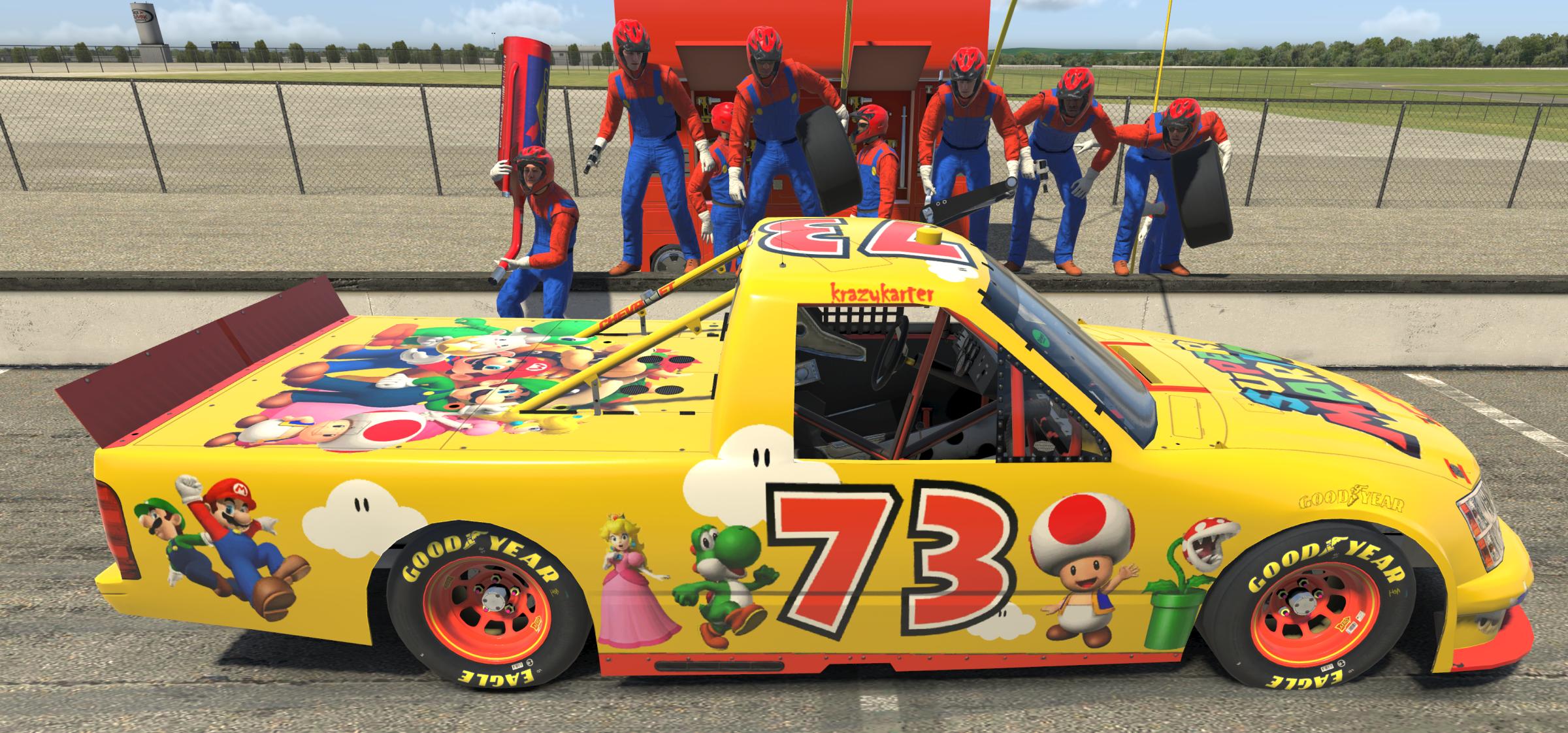 Super Mario Legacy Chevy Silverado by Zach Boam - Trading Paints