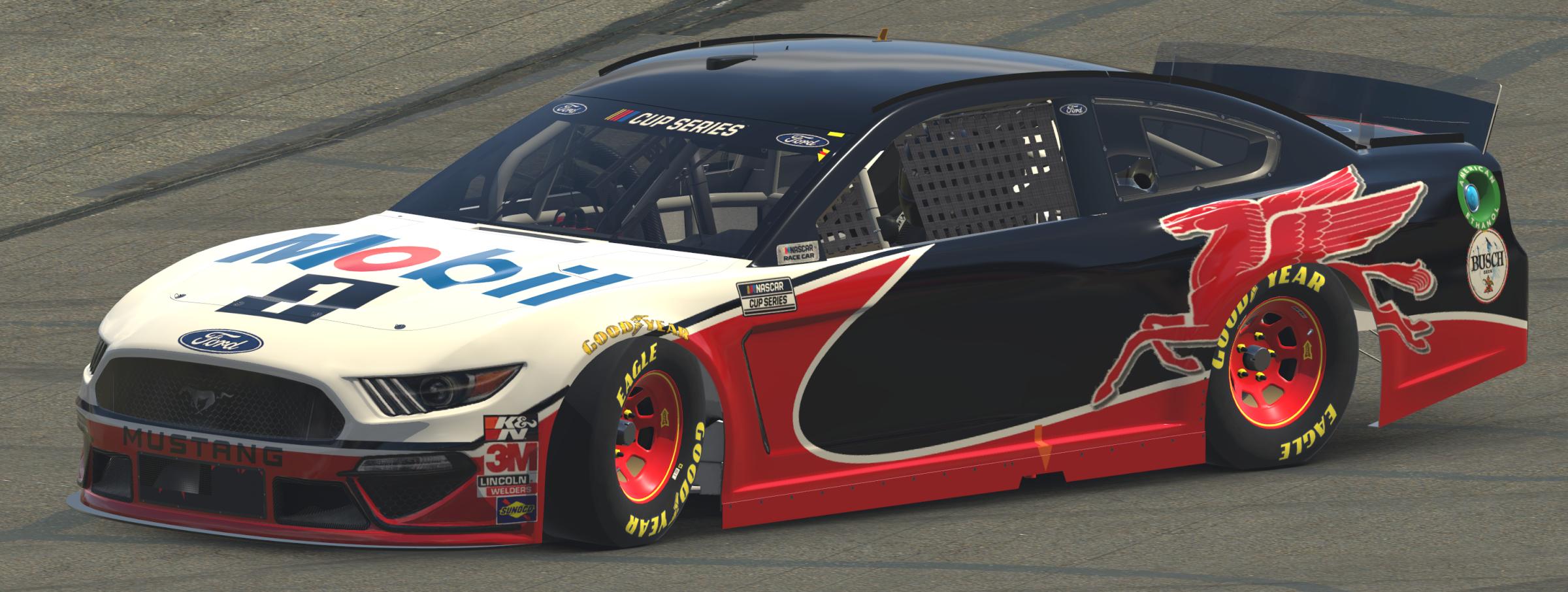 2020 Mobile 1 Mustang Throwback by Tracy Powers - Trading Paints