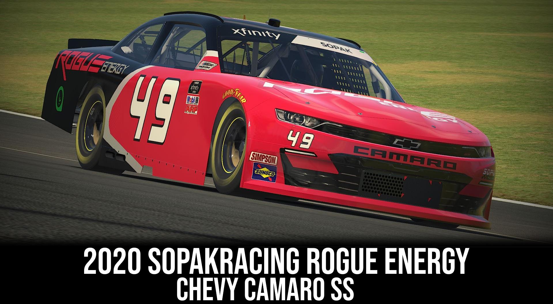 2020 SopakRacing Rogue Energy Camaro SS by Hunter Sopak - Trading Paints