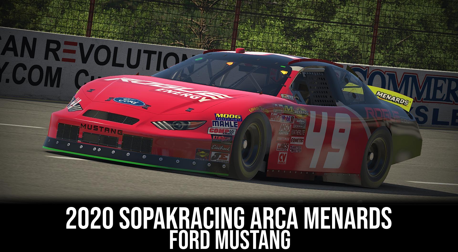SopakRacing 2020 Rogue Energy ARCA Menards by Hunter Sopak - Trading Paints