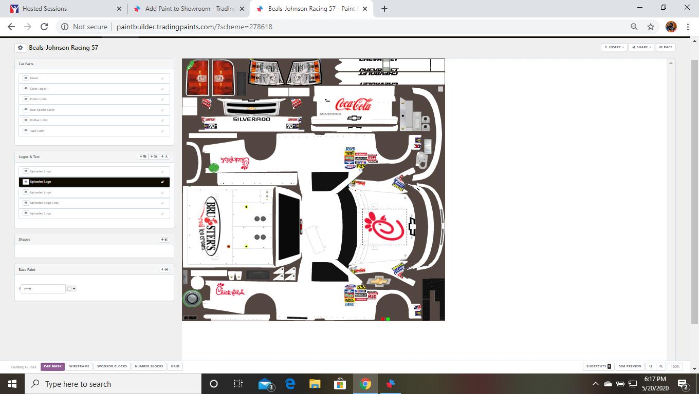 Beals-Johnson Racing 57 by Charlie Beals - Trading Paints