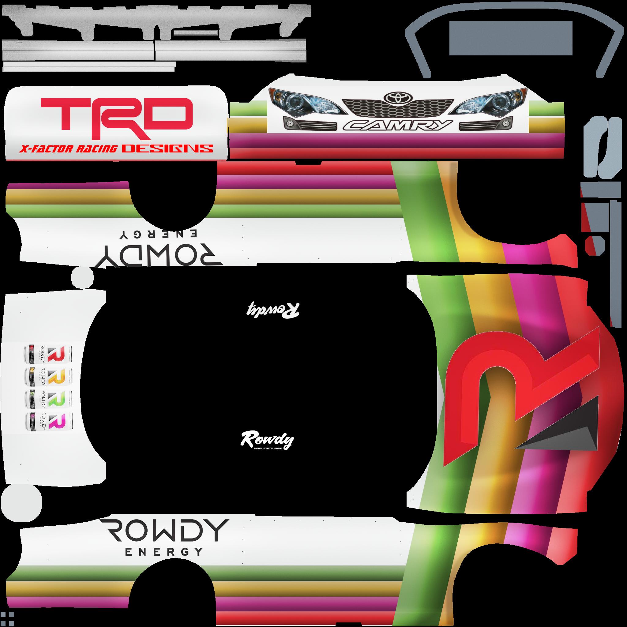 Super Late Model Rowdy Venom scheme by Billy Kuyoth - Trading Paints