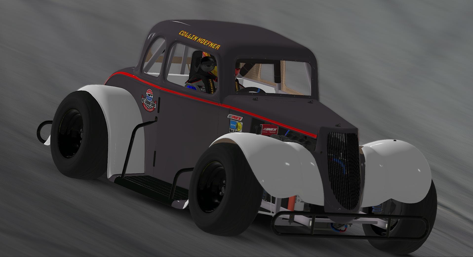 Collin Hoeffner Legend car scheme by Joseph Costello - Trading Paints