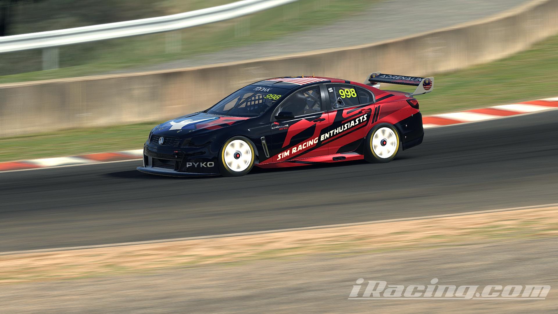 SIMRACING ENTHUSIAST Red Midnight Blue by Syaiful Ariffin - Trading Paints