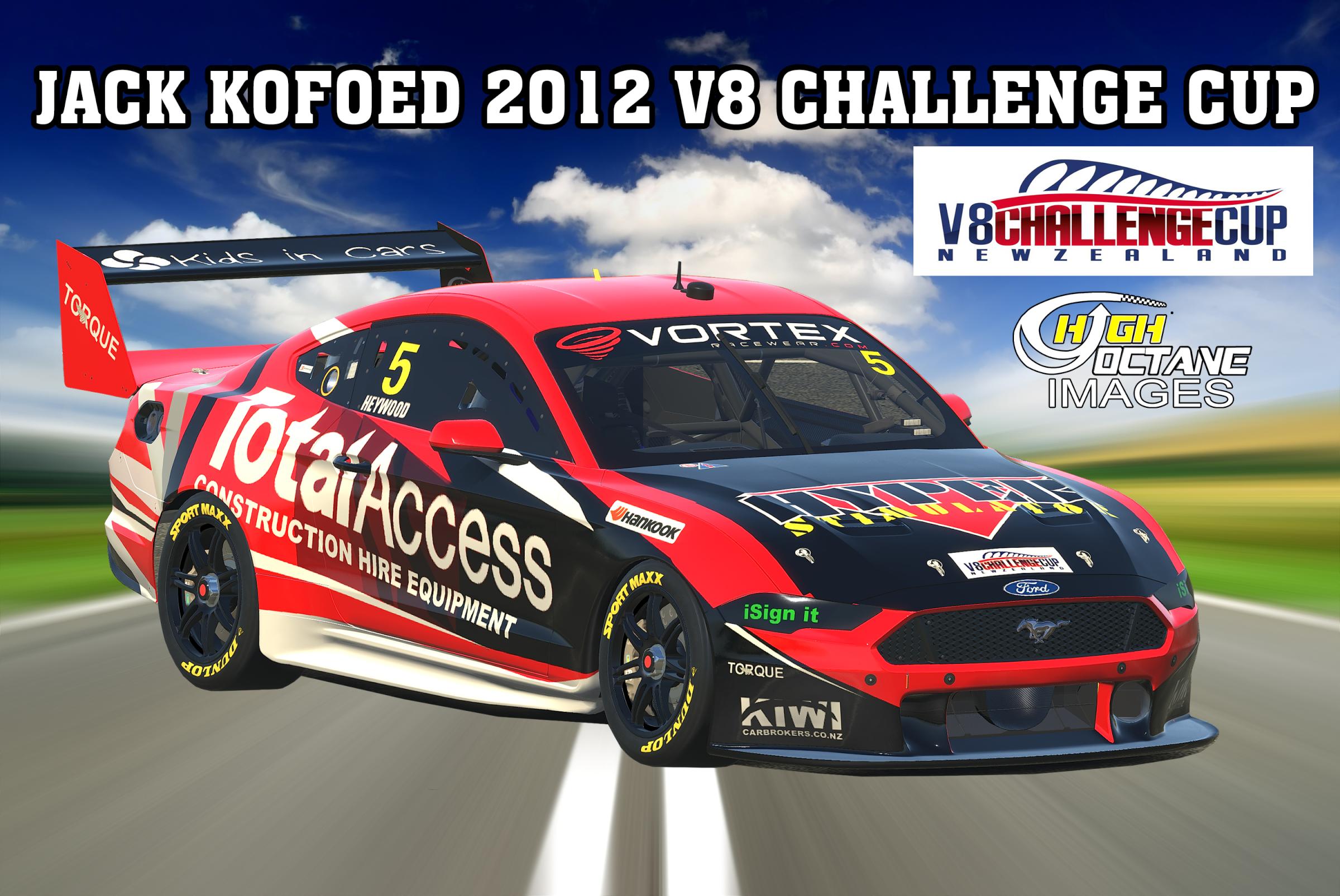 Jack Kofoed V8 Challenge Cup 2012 by Matt Heywood - Trading Paints