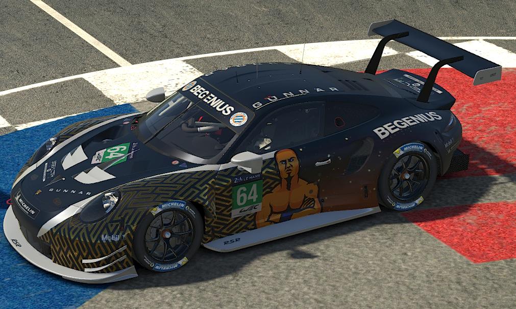 Porsche 911 RSR Officiel beGenius by Julien Hurbain - Trading Paints