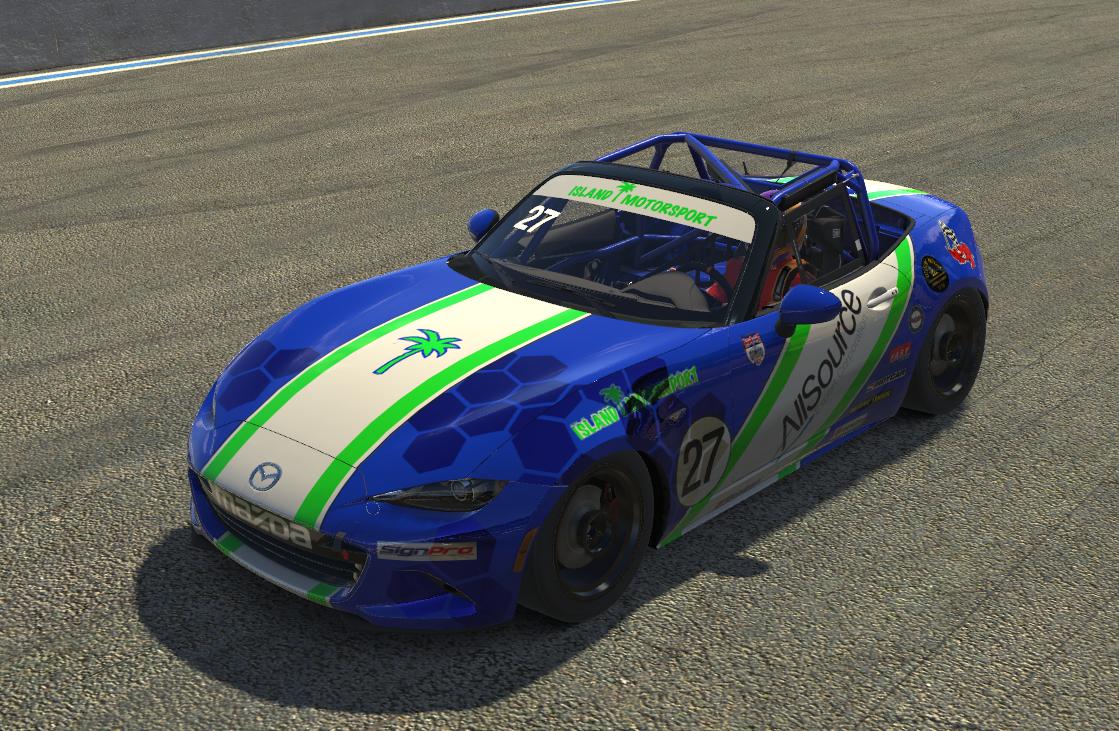 Island Motorsport Allsource Mazda by Alex Portman - Trading Paints