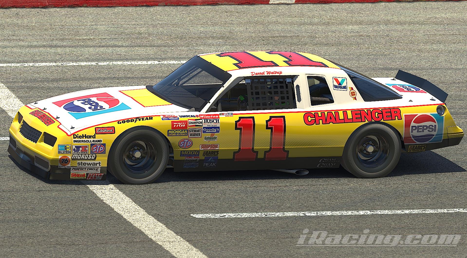 Darrell Waltrip Pepsi Challenger (no #) 1983 Chevrolet Monte Carlo by ...