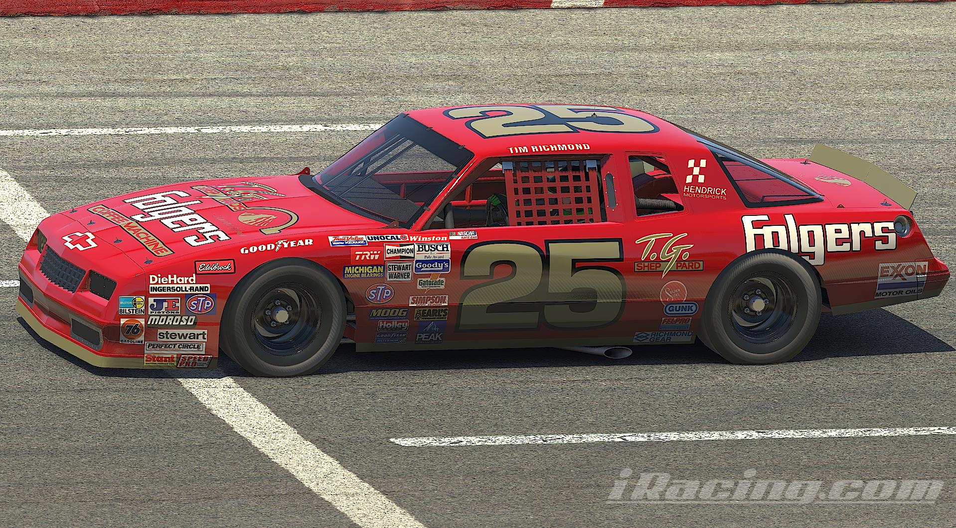 Tim Richmond Folgers 1987 Chevrolet Monte Carlo by Nicholas Doucette ...