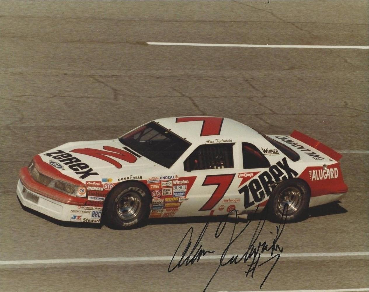 1987 #7 Alan Kulwicki Zerex Thunderbird With Numbers by Ryan Daley ...