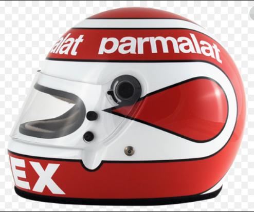 Piquets Parmalat Helmet by Luciano Costa - Trading Paints