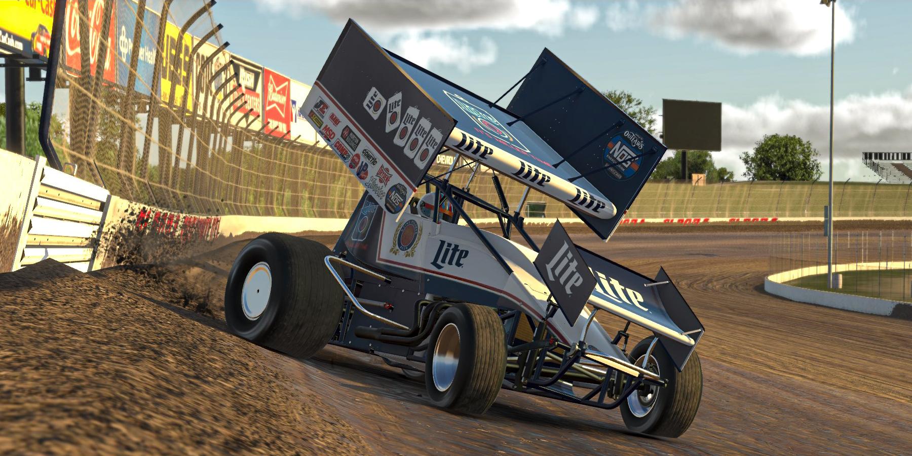 Miller Lite Dirt Sprint Car by Michael Mueller6 - Trading Paints