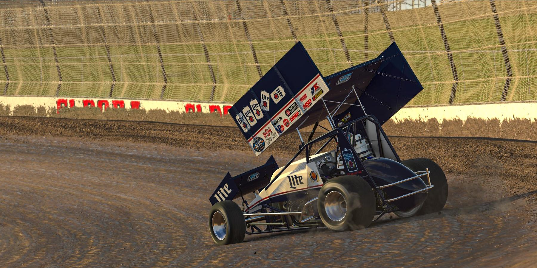 Miller Lite Dirt Sprint Car by Michael Mueller6 - Trading Paints