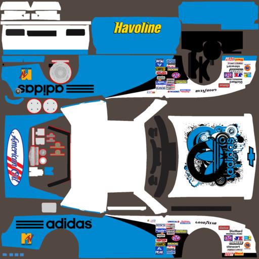 Adidas 1987 Chevy by Jeffery Hardin - Trading Paints
