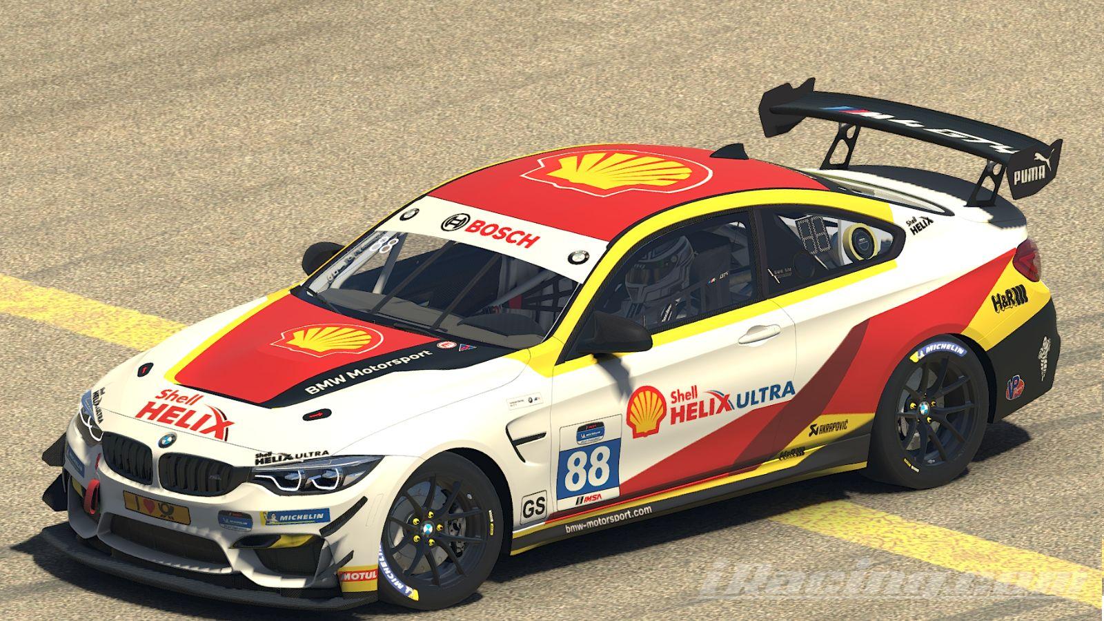 Shell Helix BMW GT4 by Stephane Parent - Trading Paints