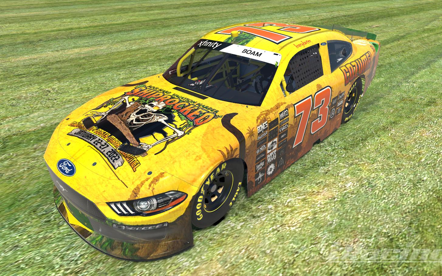 Shiprocked 2022 Xfinity Ford Mustang by Zach Boam - Trading Paints