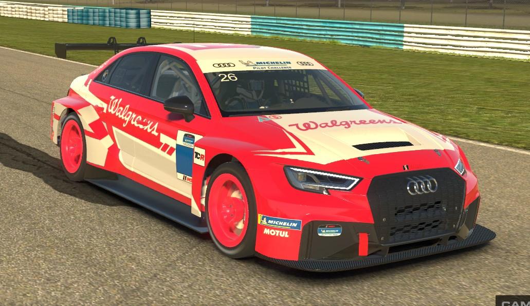 Walgreens Audi RS3 LMS TCR by Mark B. - Trading Paints
