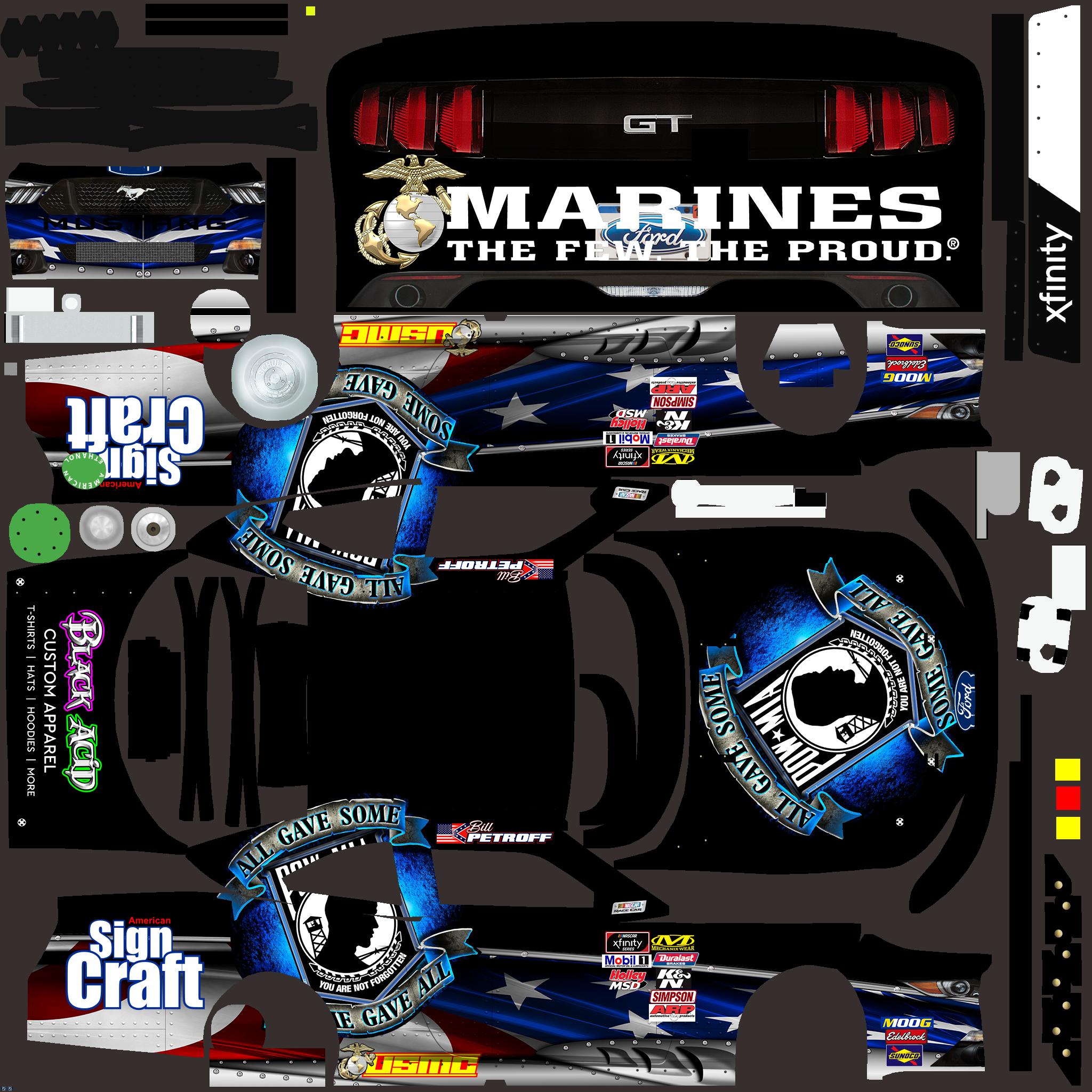 POW Ford Xfinity by Jessica Cann - Trading Paints