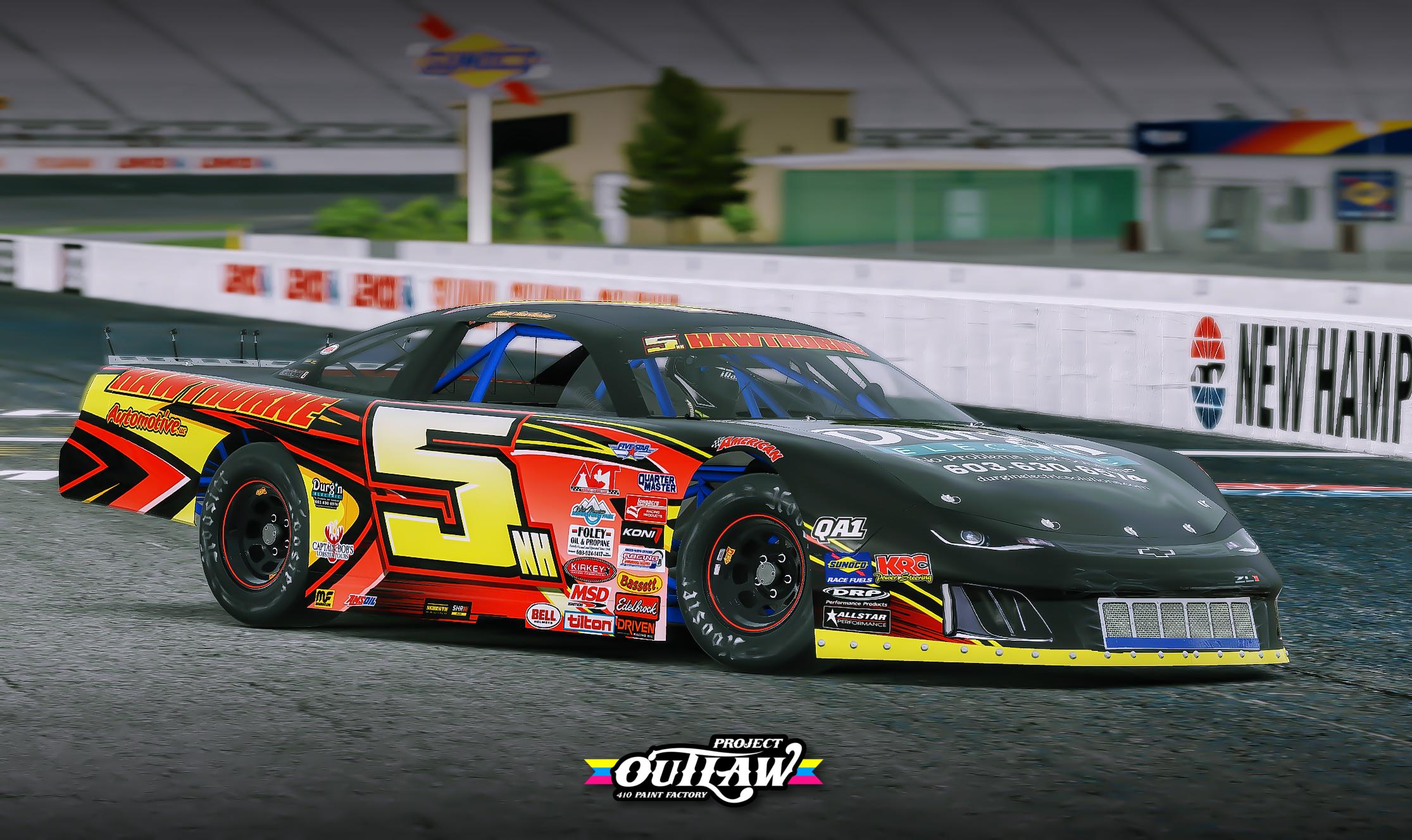 2020 Shane Hawthorne Super Late Model by Adam Heili - Trading Paints
