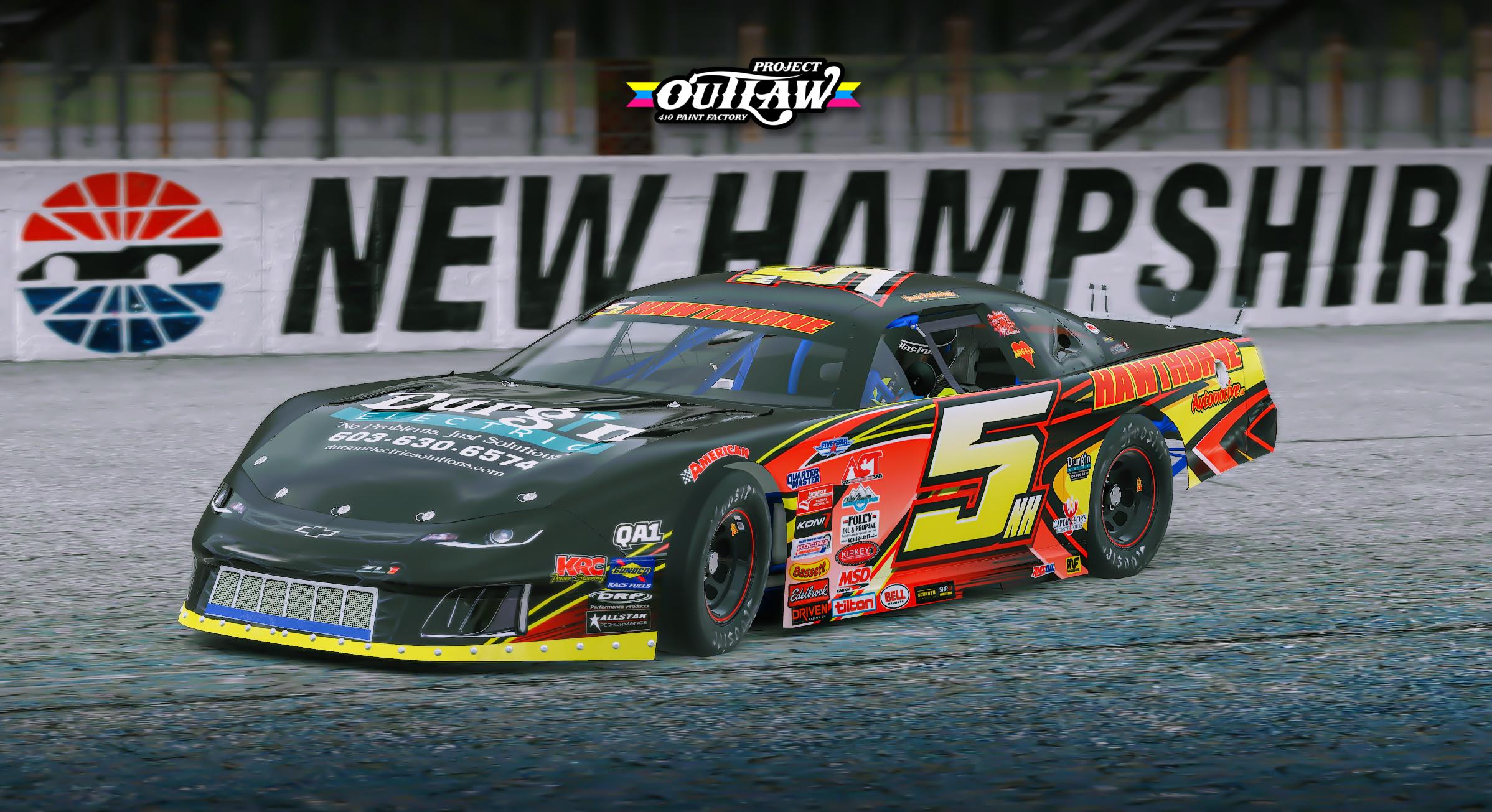 2020 Shane Hawthorne Super Late Model by Adam Heili - Trading Paints