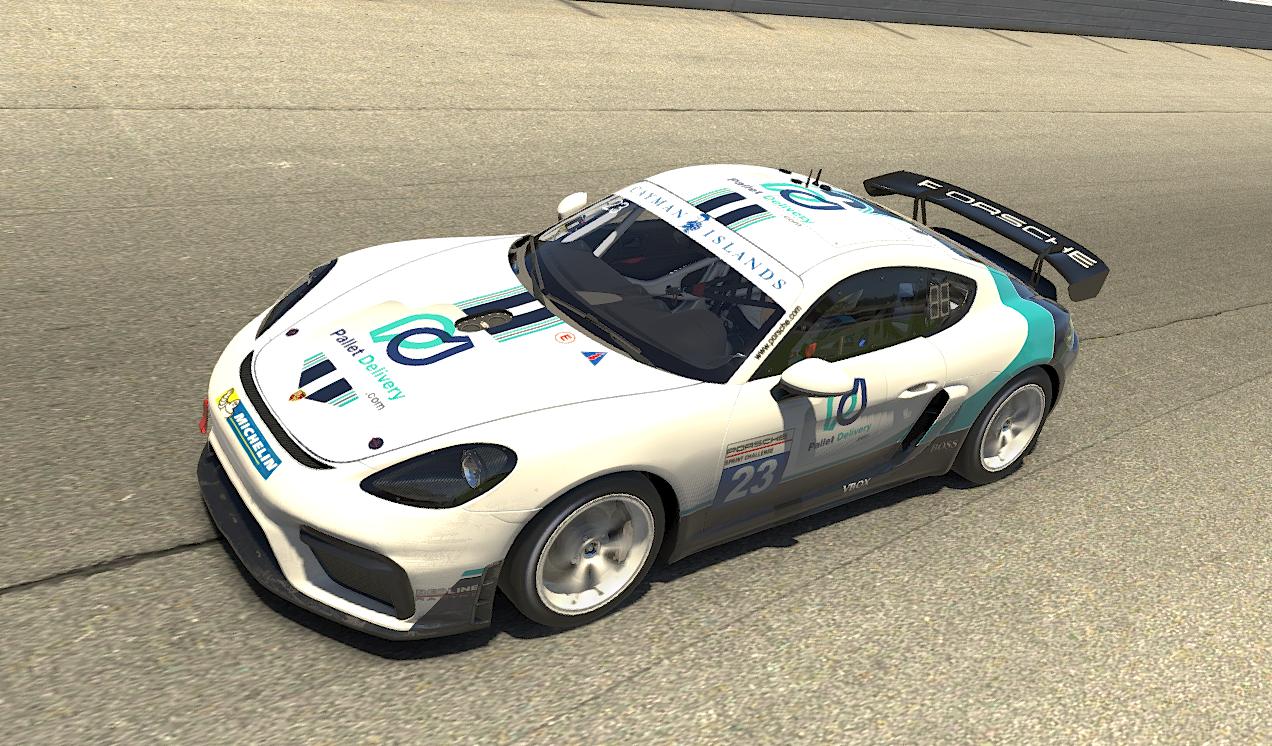 Redline Racing Pallet Delivery Porsche 718 GT4 as driven by Nigel Rice ...