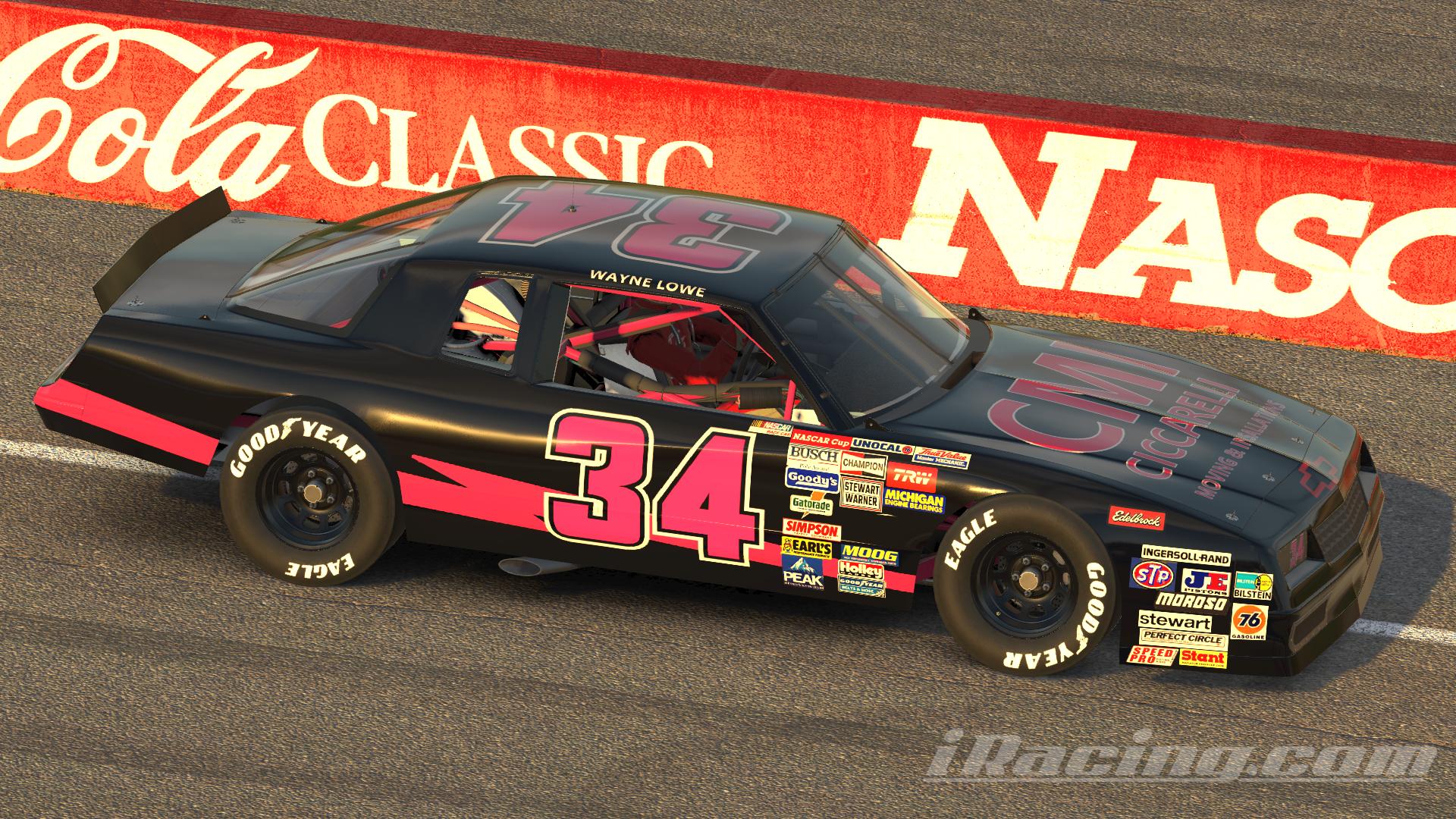 Wayne Lowe 87 Monte by Billy Wise - Trading Paints