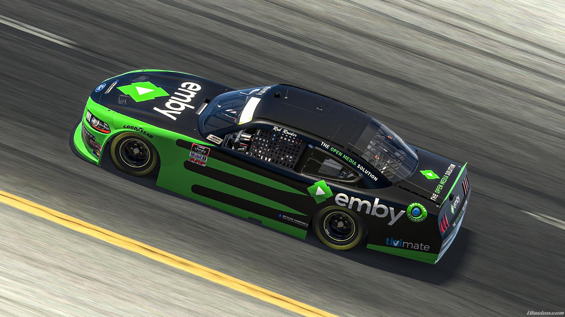 Rob Roeder - Emby Xfinity Mustang Stock by Nicholas H. - Trading Paints