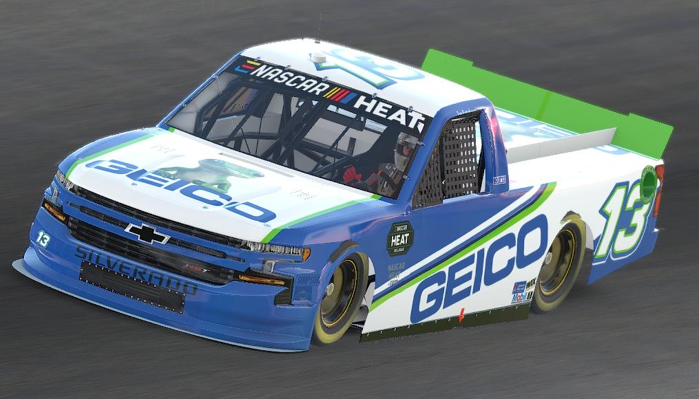 #13 Dan Buttafuoco Geico Chevy Silverado by Benjamin Fanning - Trading ...