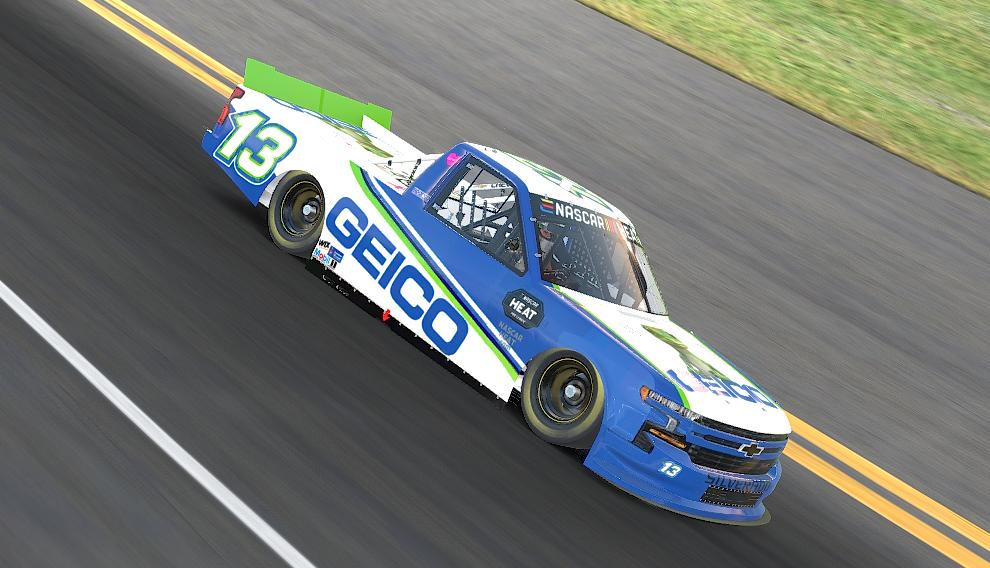 #13 Dan Buttafuoco Geico Chevy Silverado by Benjamin Fanning - Trading ...