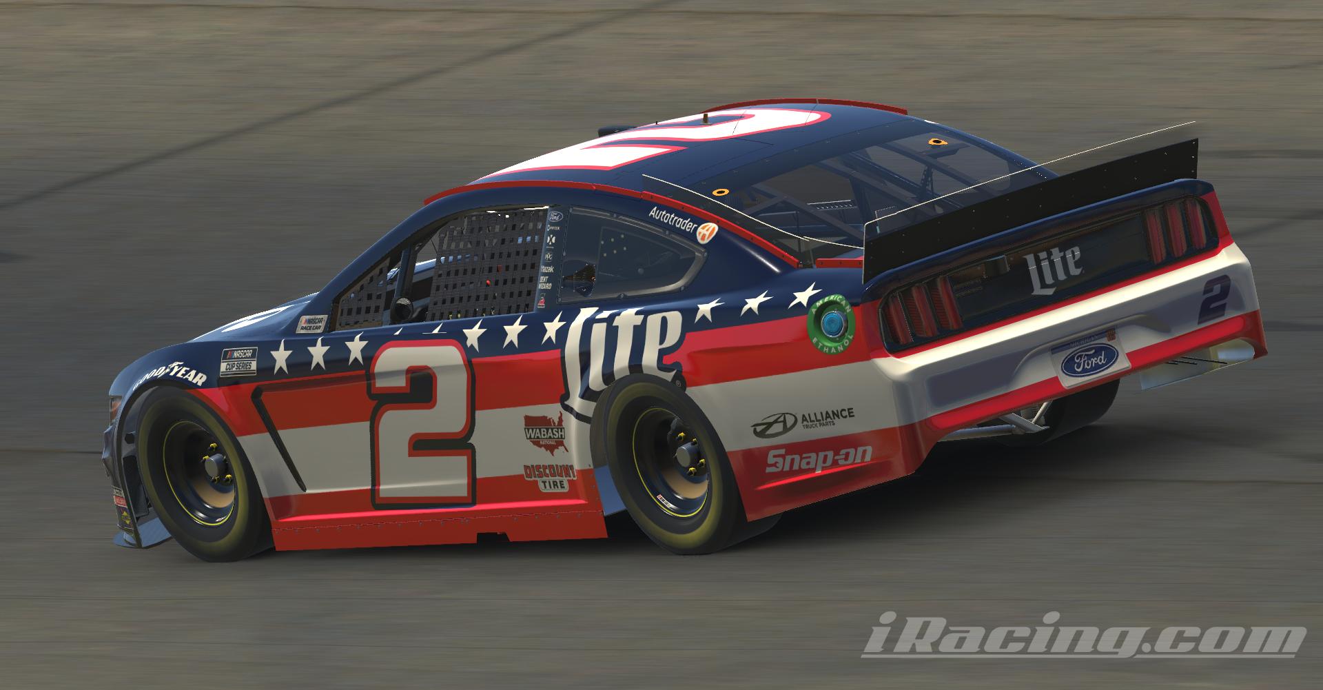 2 Miller Lite Patriotic Throwback (custom number/no spec) by Patrick ...