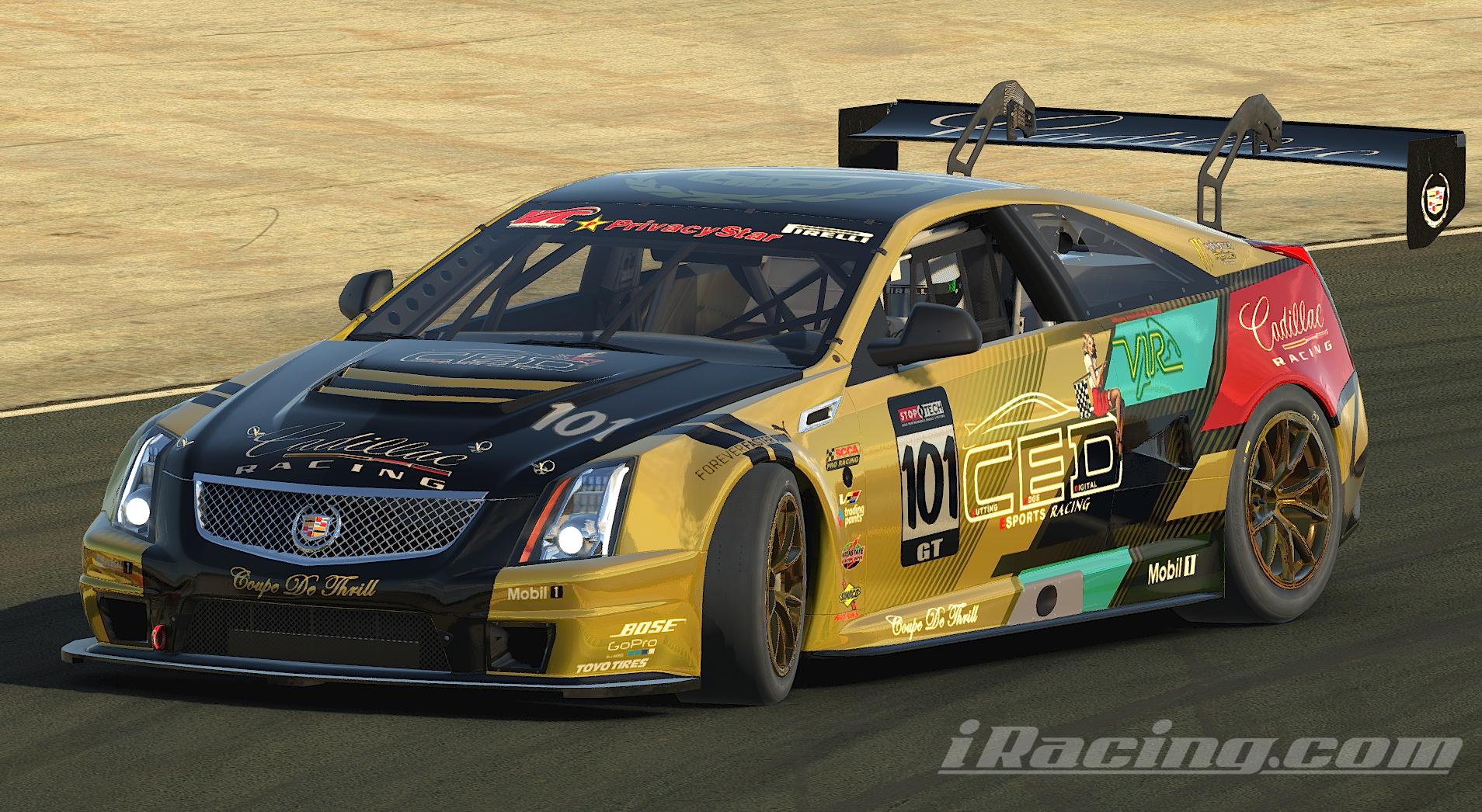 Special Edition Gold Chrome CTS-V R by Marshall W. - Trading Paints