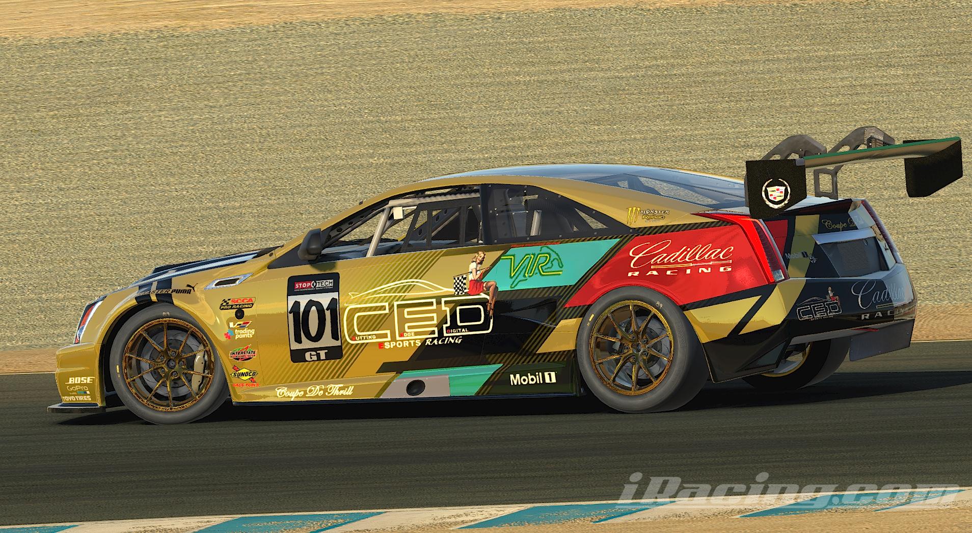 Special Edition Gold Chrome CTS-V R by Marshall W. - Trading Paints