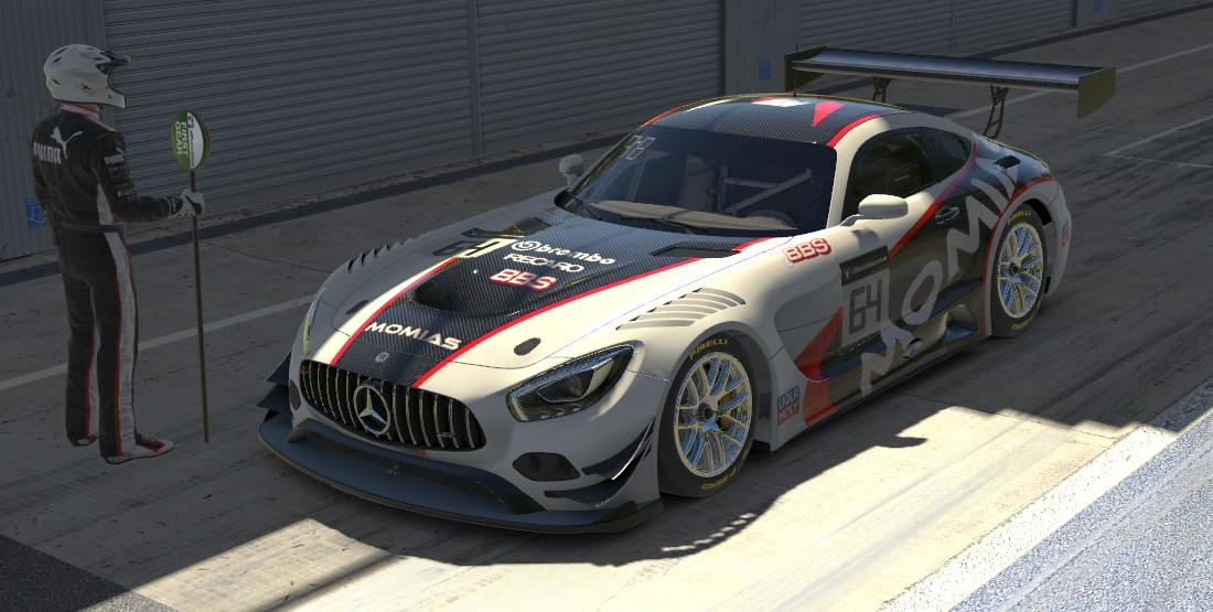 Mercedes AMG GT3 m1 by Diego Gonzalez3 - Trading Paints