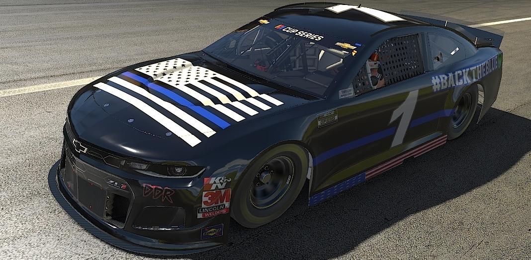 #BackTheBlue by Dylan Ackart - Trading Paints