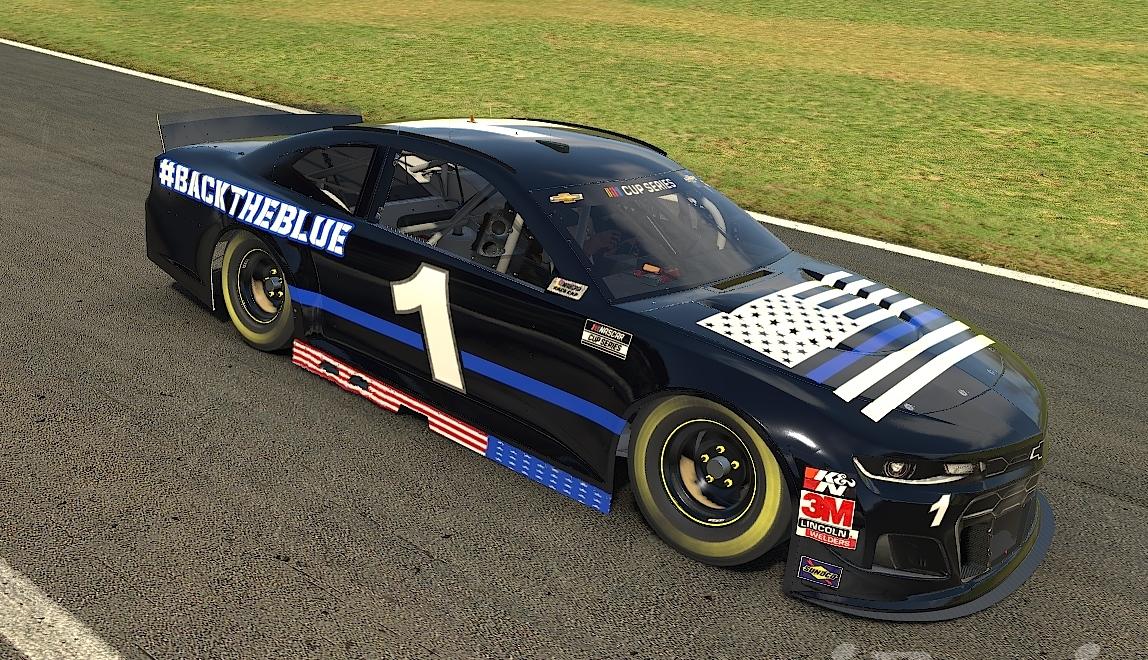 #BackTheBlue by Dylan Ackart - Trading Paints
