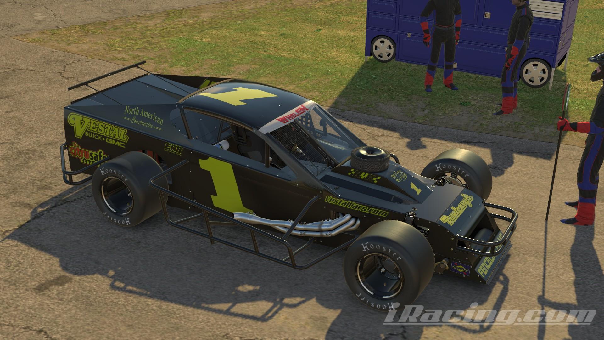 Eddie Harvey Racing 1 Car Wall Stadium (Gloss Black) by Thomas Capuano ...