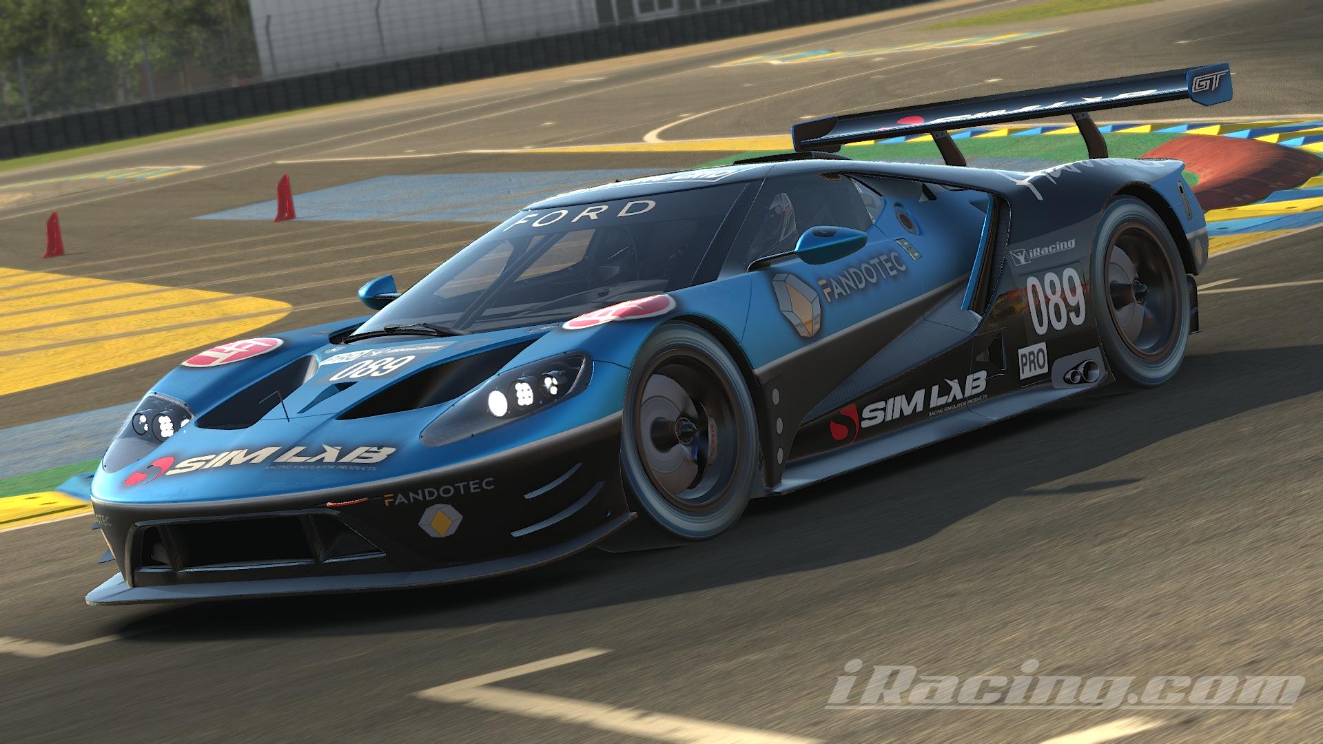 Sim Racing Grid - Team Black - Ford GT by Andreas Wagner - Trading Paints