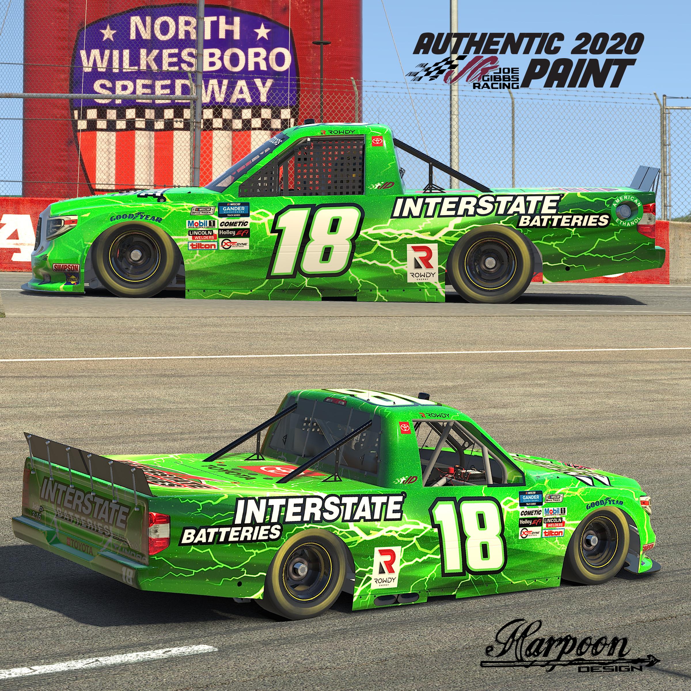 2020 Kyle Busch Interstate Tundra by Brantley Roden - Trading Paints