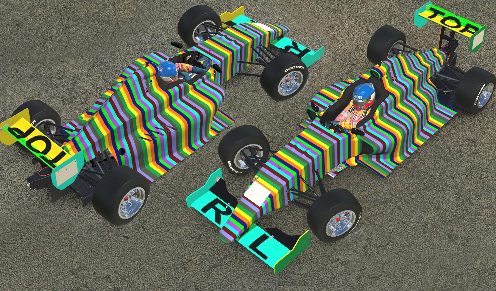 Indy Pro PM18 Stripes by Clyde Coman - Trading Paints