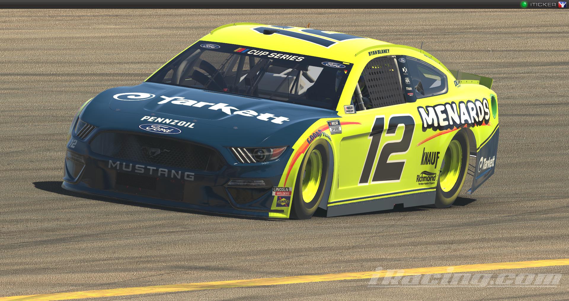 Ryan Blaney #12 Tarkett/Menards 2020 NASCAR Cup Series by Ryan ...