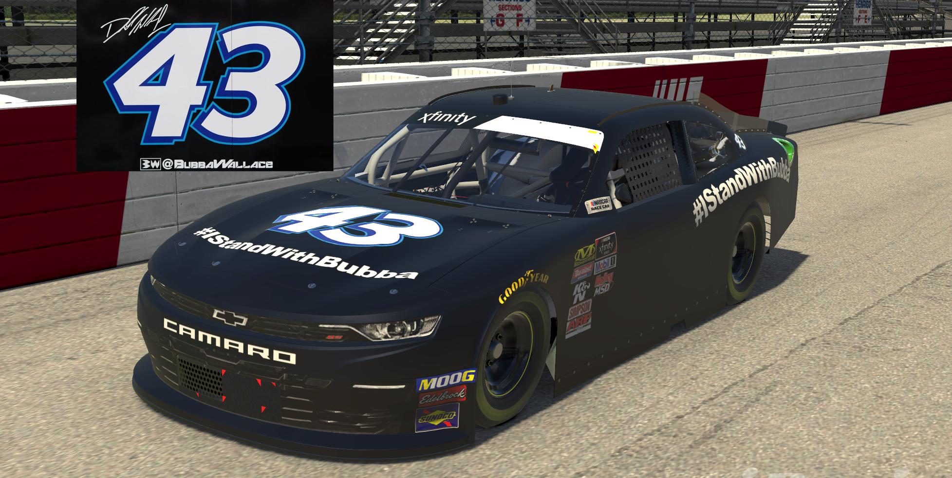 IStandWithBubba Xfinity Car by Kaden Law - Trading Paints