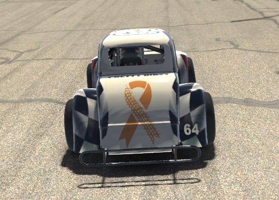 Legends 34 America and Checkered Flags by Robert Coello - Trading Paints