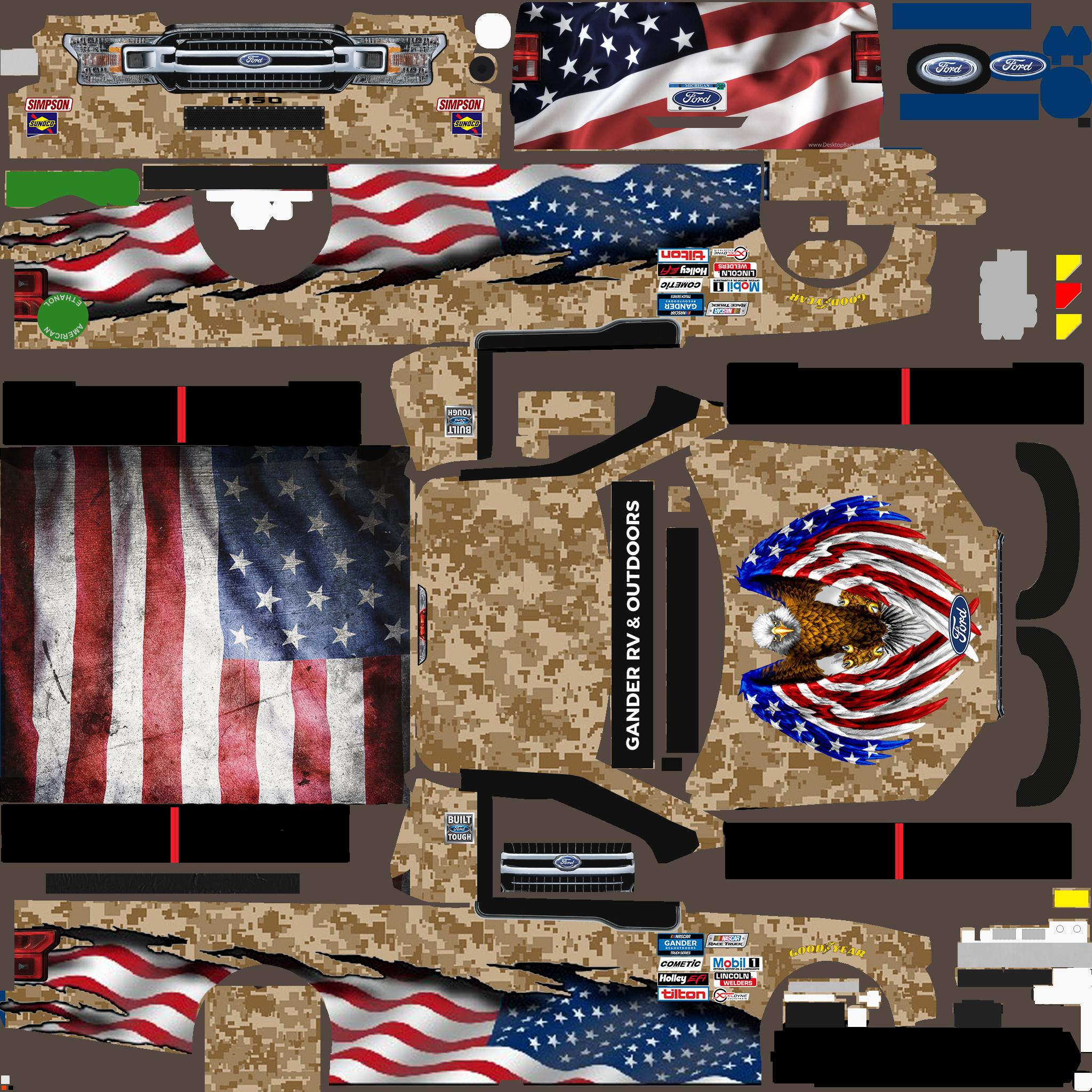 Merica Eagle July 4th by James D Harris - Trading Paints