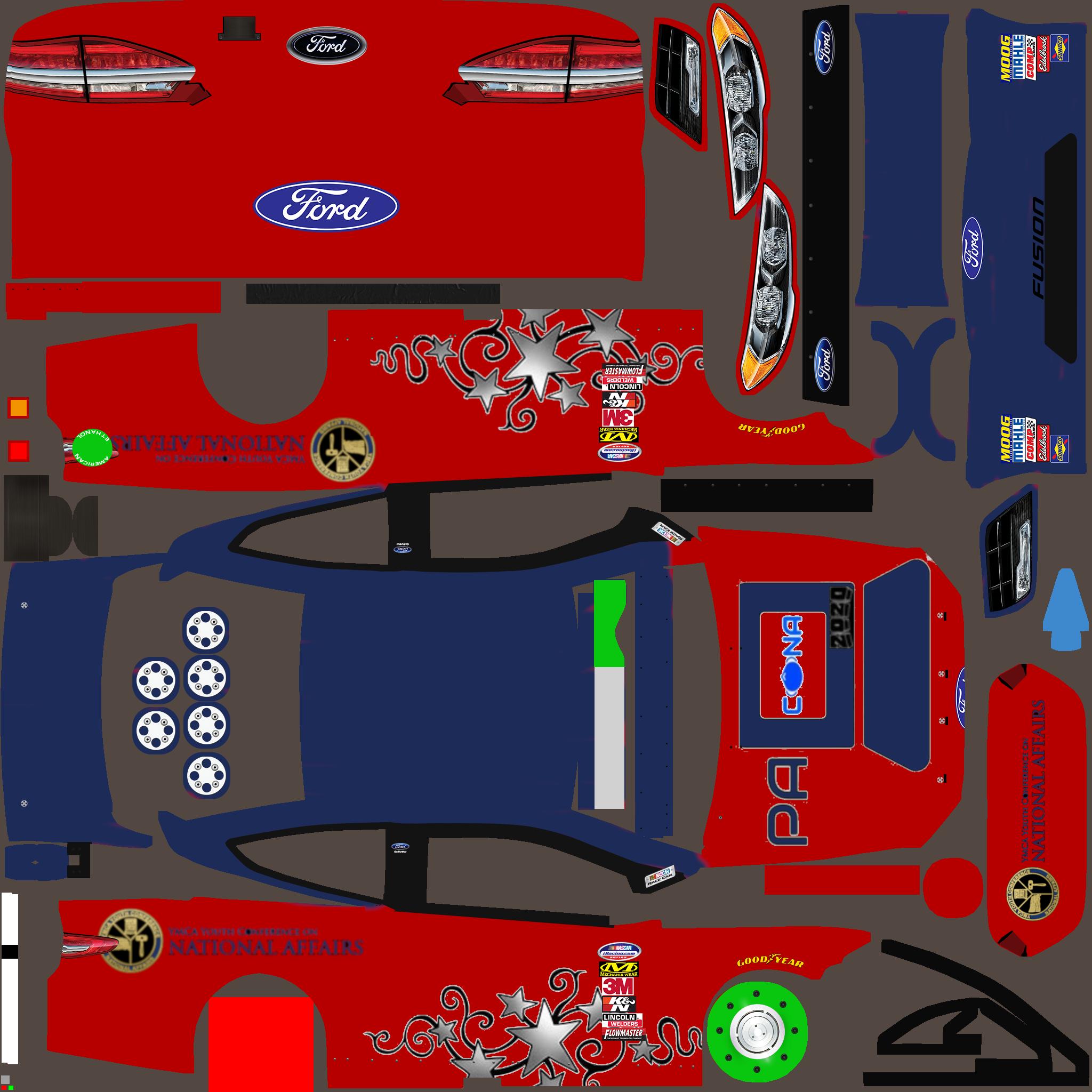 CONA Ford Fusion by Robert Knochel - Trading Paints