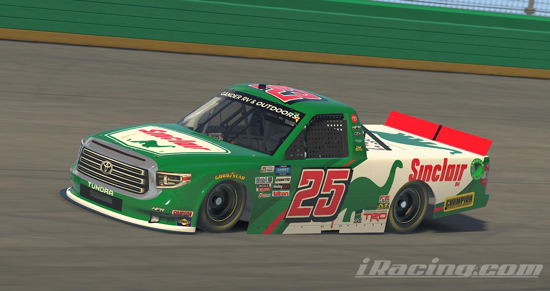 2020 Sinclair Oil Tundra by Erik Le - Trading Paints