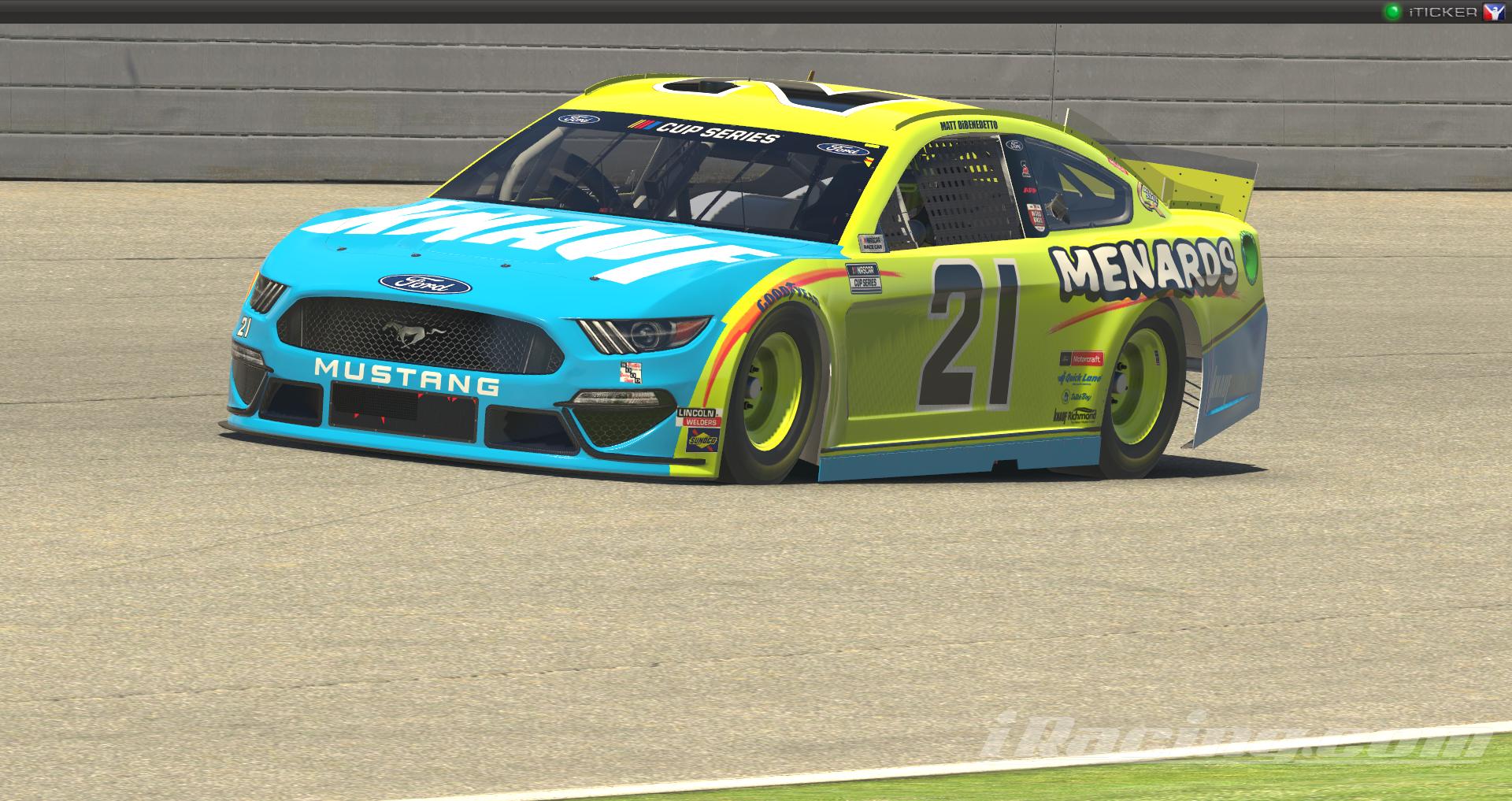 Matt Dibenedetto #21 Knauf/Menards 2020 NASCAR Cup Series With Custom ...