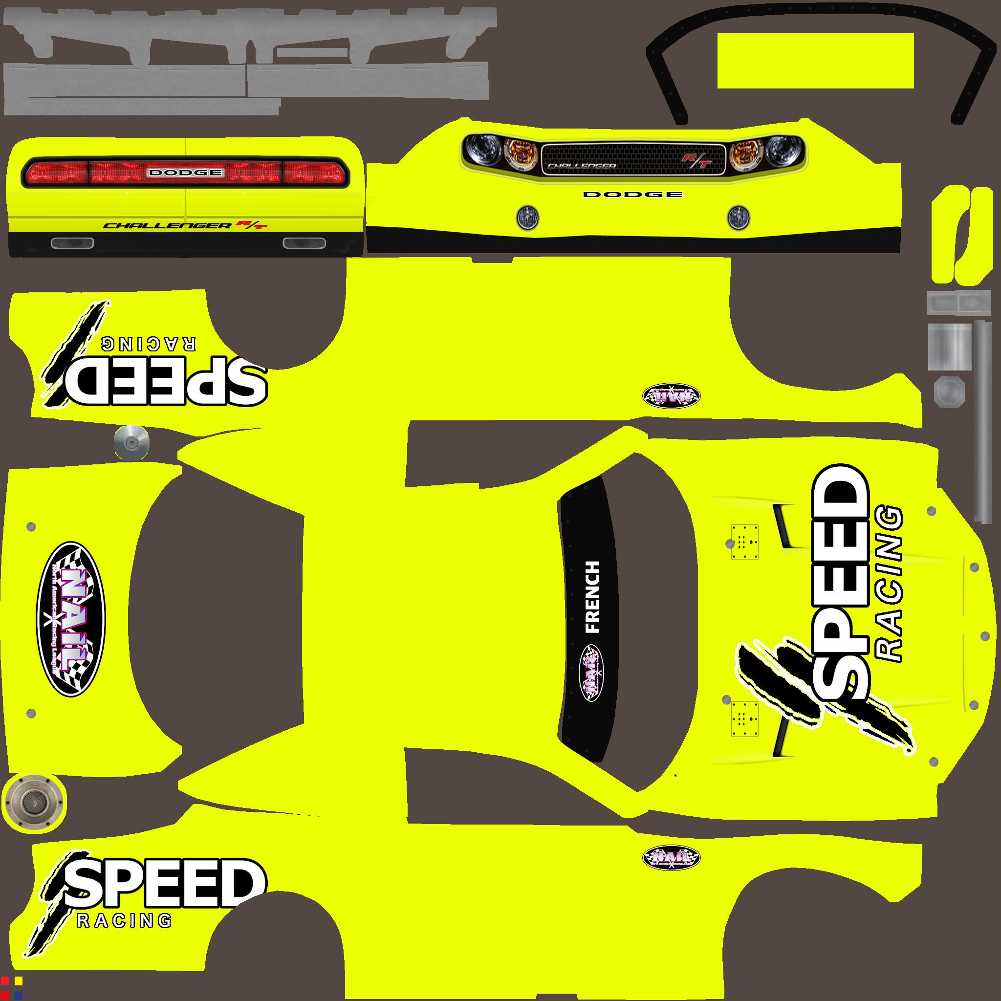 Speed - French - Yellow by Brandon Roberts8 - Trading Paints
