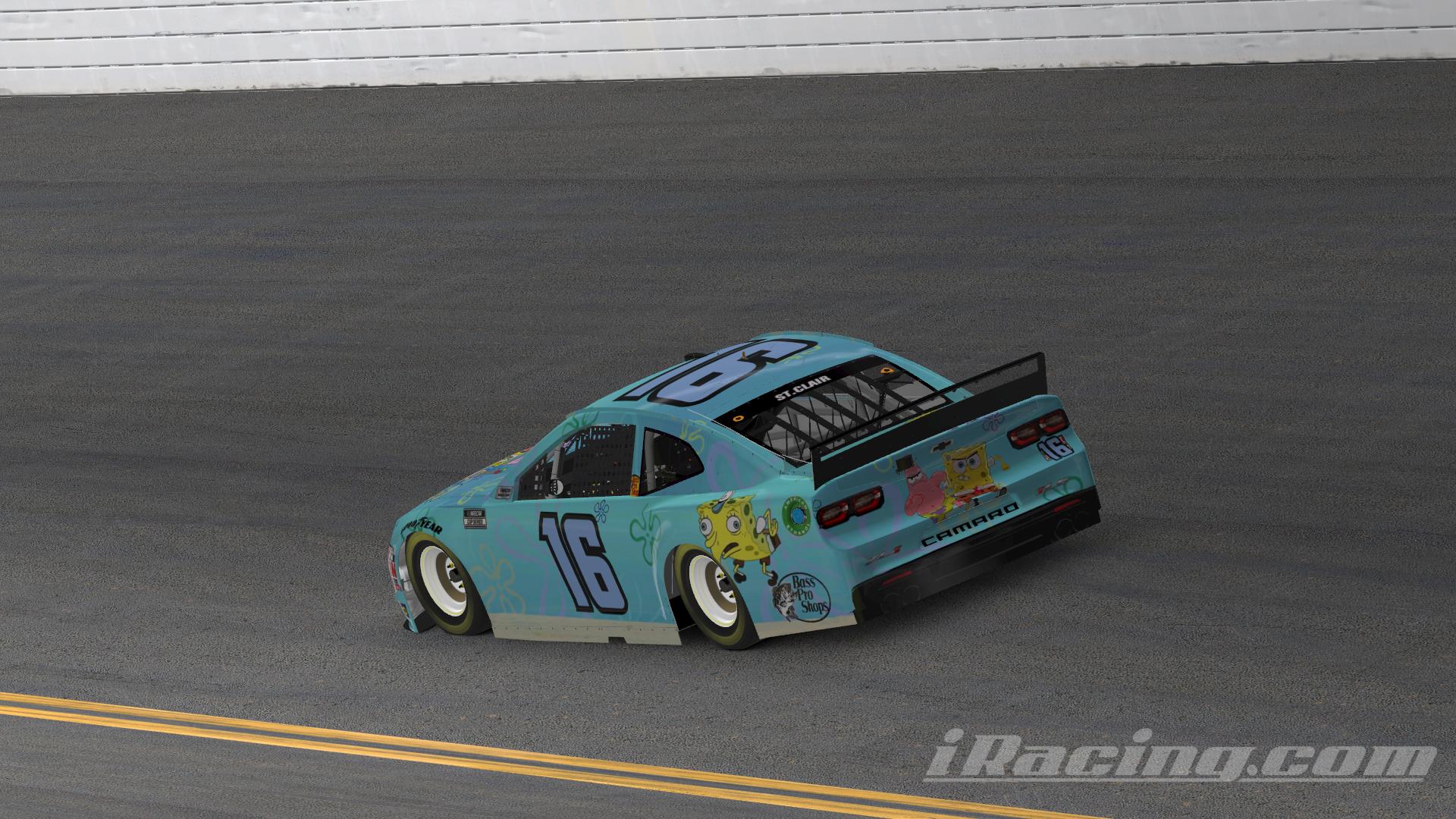 spongebob nascar camaro zl1 1le by Chase St.Clair - Trading Paints
